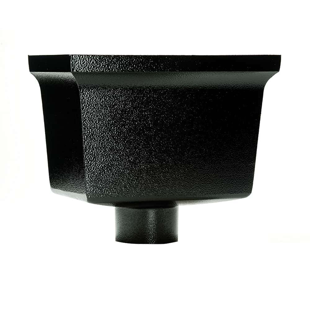 Hopper - Smooth Black Finish – Gutters Direct