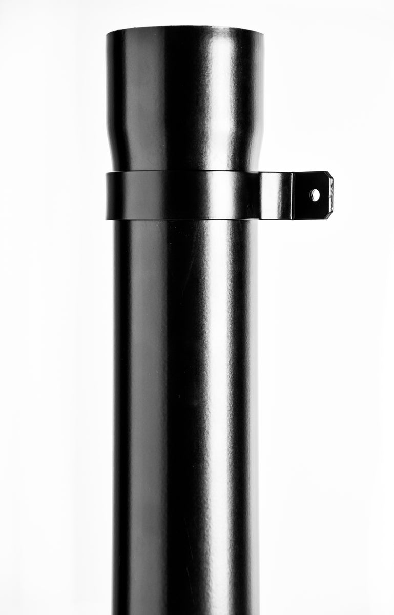 100mm Diameter Downpipes SL 3m Length - Black – Gutters Direct