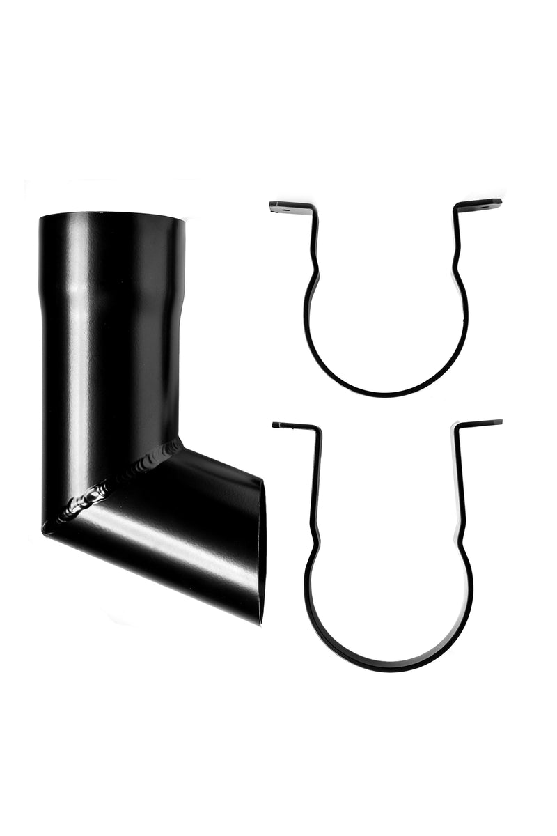 100mm Diameter Downpipes - Standard Flush Mount Bracket – Gutters Direct